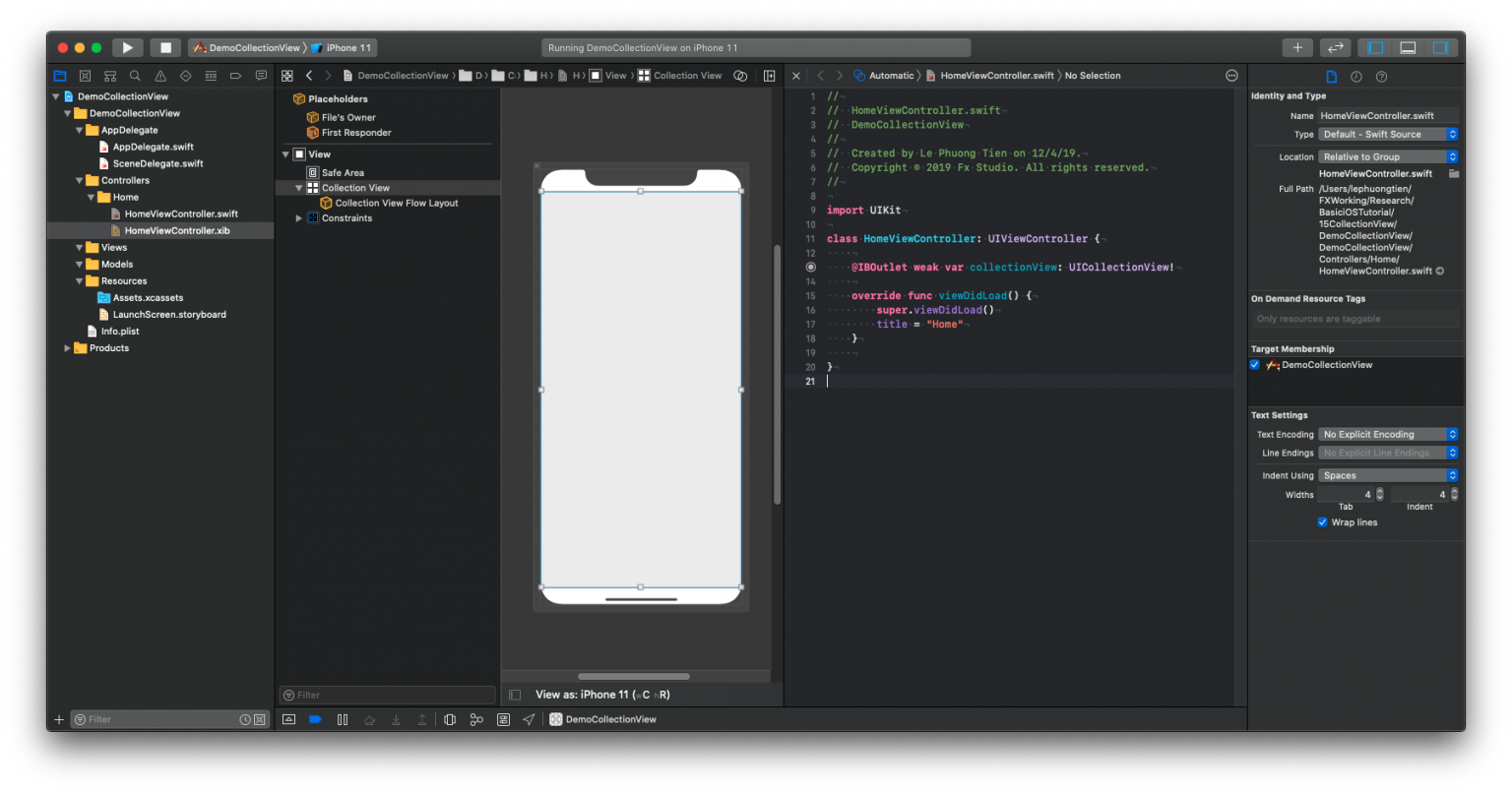 Basic iOS tutorial : Collection View - Fx Studio