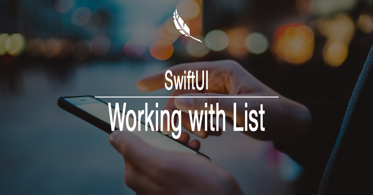 SwiftUI - Phần 8 : Working with List - Fx Studio